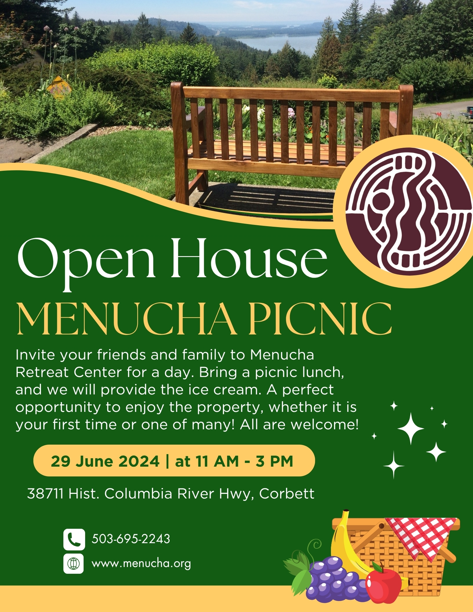 Open House Picnic – Menucha Retreat and Conference Center